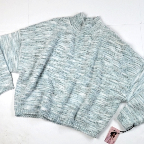 Sincerly Jules | Sweaters | Nwt Sincerely Jules Mint Grey Cream Ultra ...